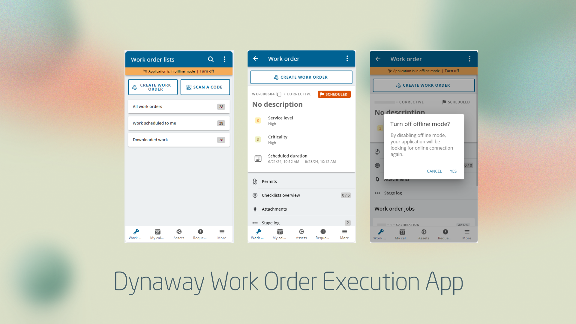 Mobile EAM for Work Order Execution
